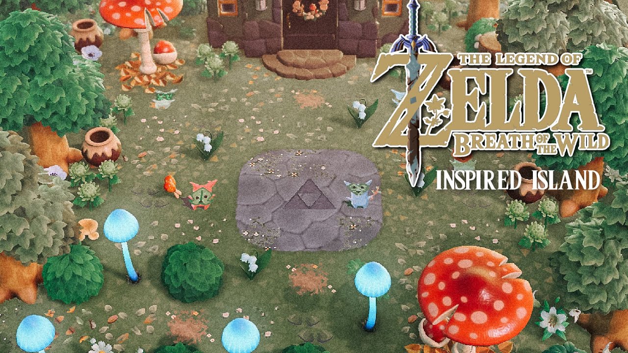 Detailed Breath of the Wild Inspired Island Tour | Animal Crossing: New ...