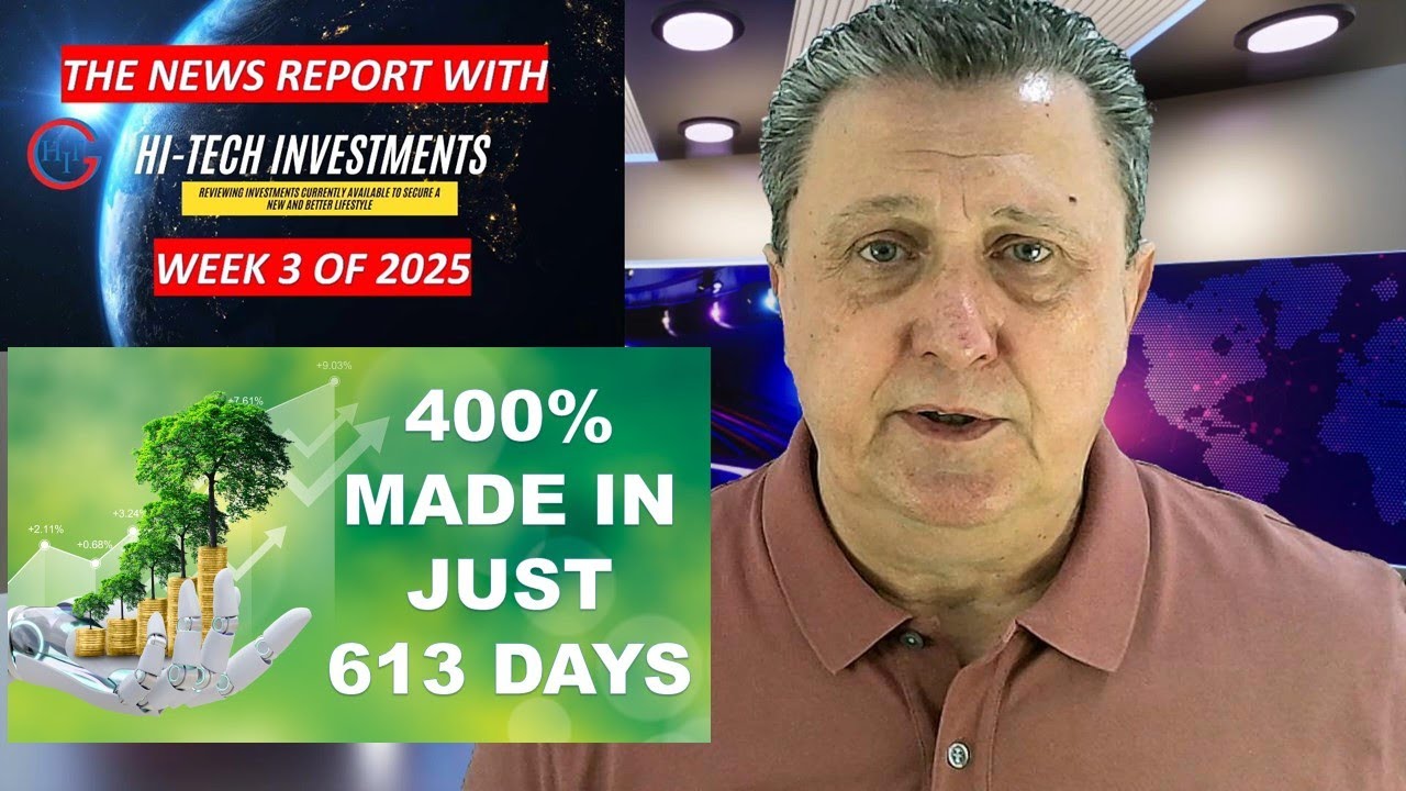 WEEK 3 NEWS STUDIO 🌍 HI-TECH INVESTMENTS 🌈 400% MADE IN JUST 613 DAYS 🔥 - YouTube