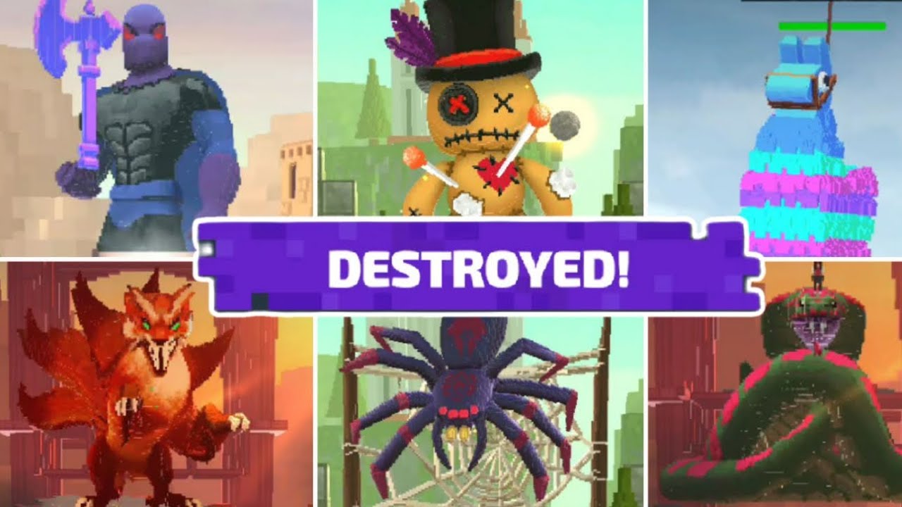 Monster Demolition gameplay levels 267-272 / Those Tricky Endings - YouTube