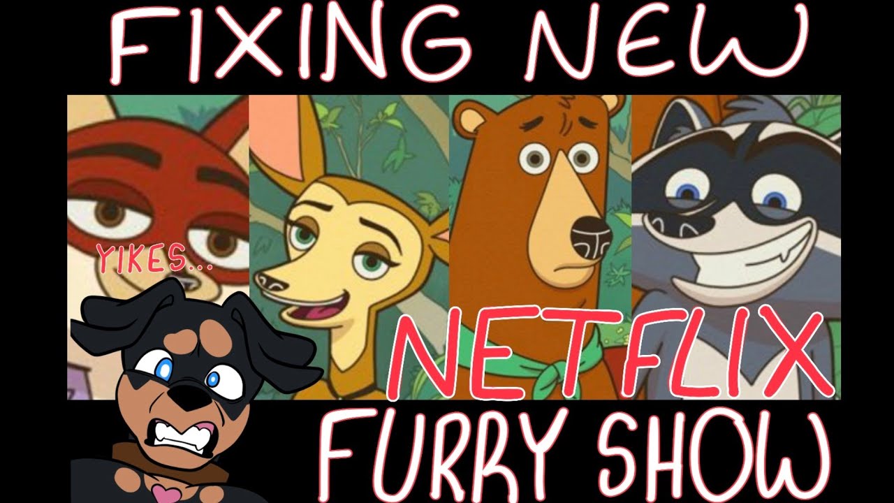 The New Netflix Furries are BAD | REDESIGN | Timelapse and Commentary ...