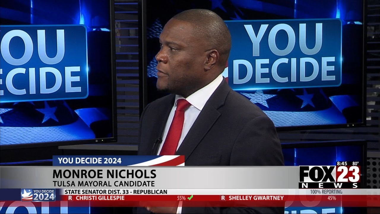 You Decide 2024: Tulsa mayoral candidate Monroe Nichols speaks with ...