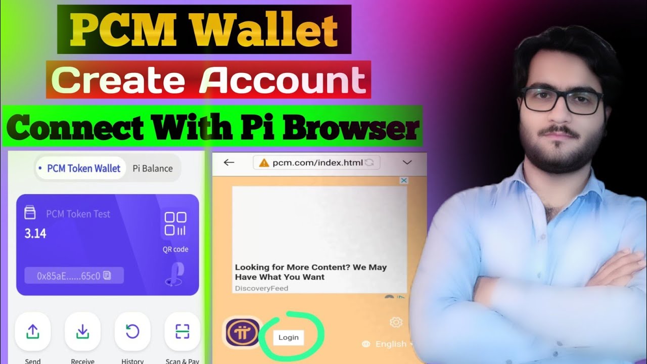 How To Create A PCM Wallet And Bind The Pi Mainnet Wallet Step By Step Guide - YouTube
