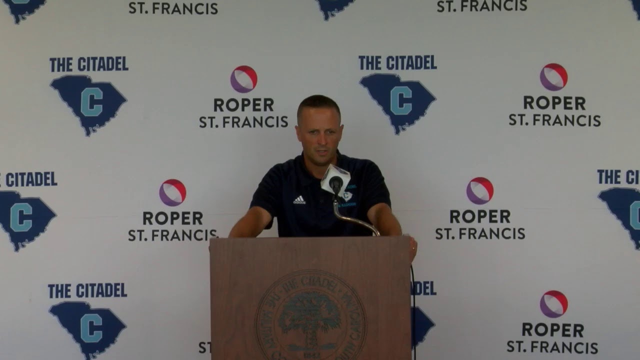 The Citadel Football | Press Conference 9/23 - YouTube