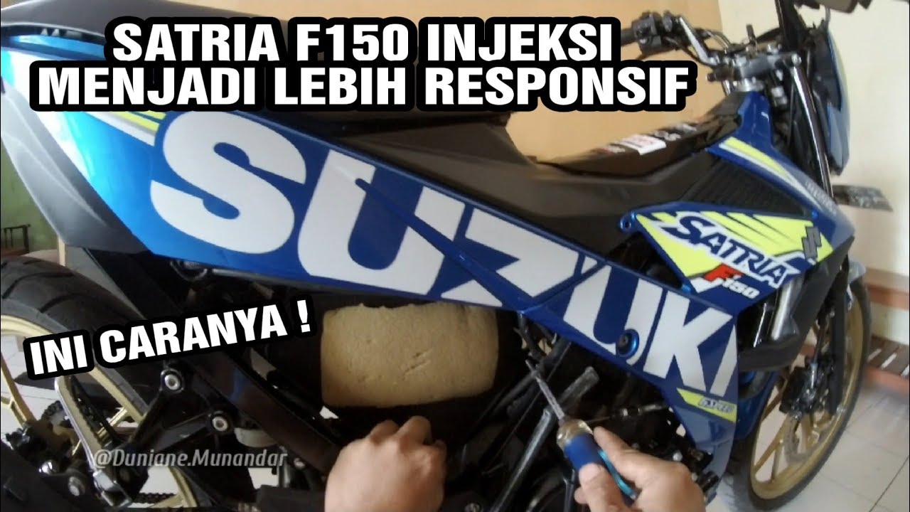 Tarikan Satria f150 injeksi jadi lebih Responsif ini caranya | Satria ...