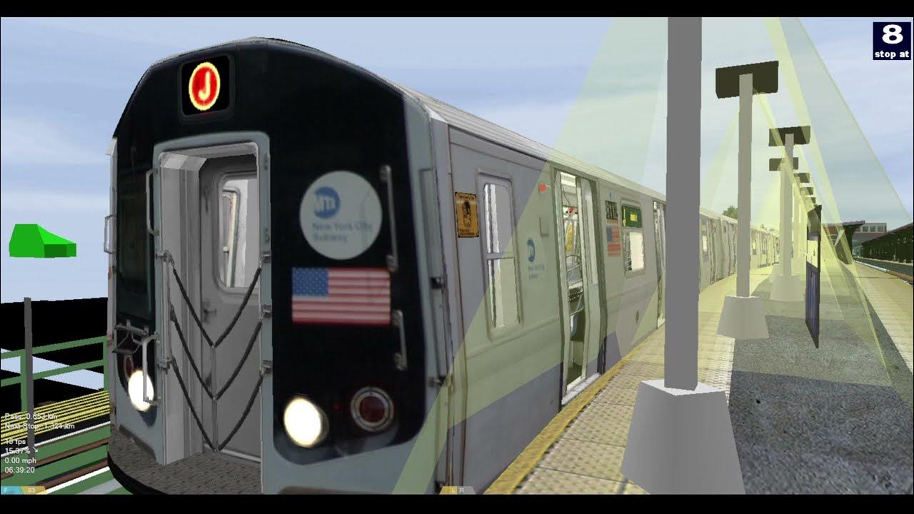 OpenBVE [RP Multiplayer]: NYC Subway R143 J Train from Jamaica Center to Broad St Rush Hour ...