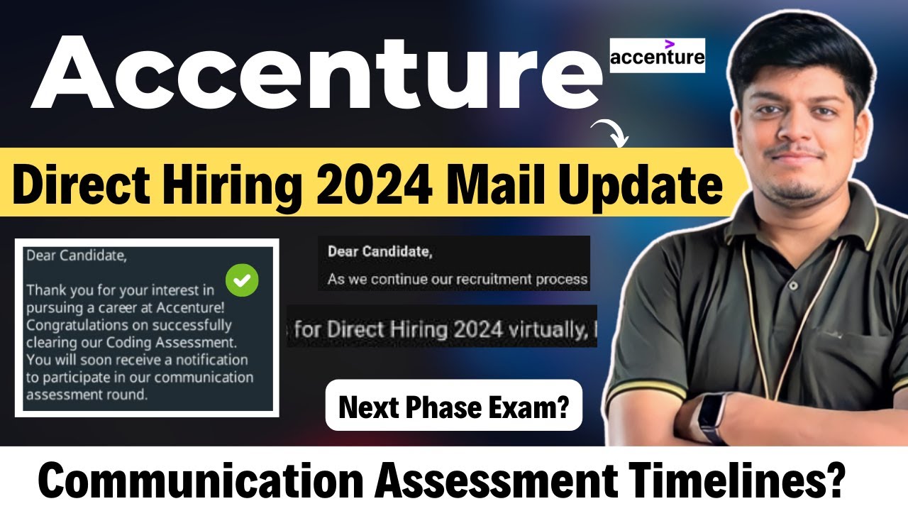 Accenture Direct Hiring 2024 Mail | Coding Cleared | Communication ...