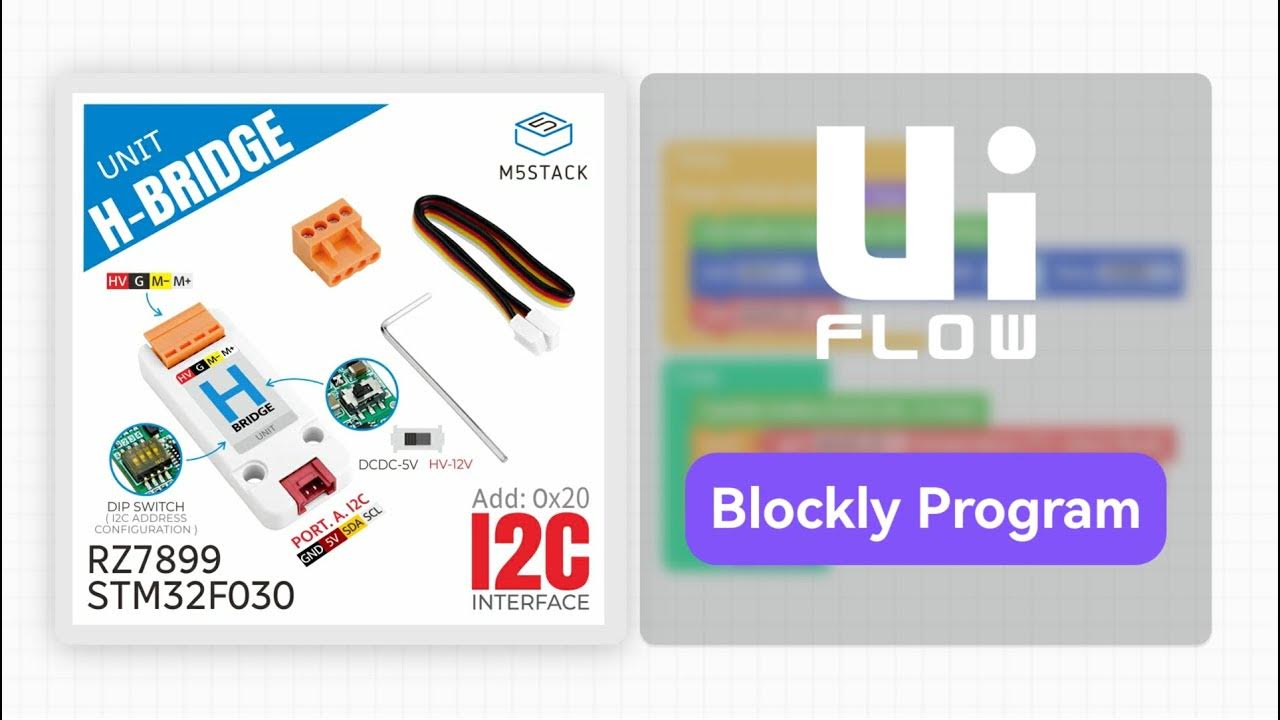 UIFlow2.0-Unit Programming application | Hbridgeen - YouTube