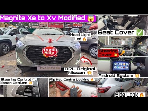 Nissan Magnite Xe To Xv Modified Magnite original DRL - YouTube