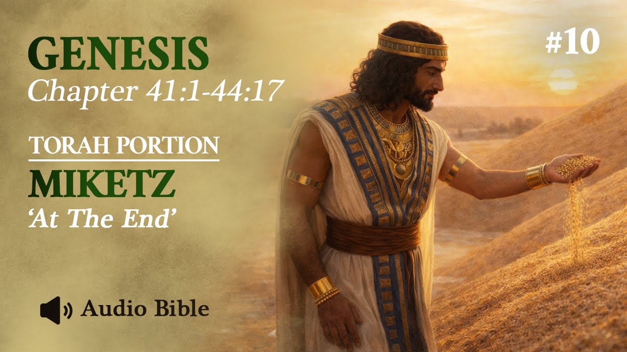 [Audio Bible] Torah Portion Miketz - At The End | Genesis 41:1-44:17 ...