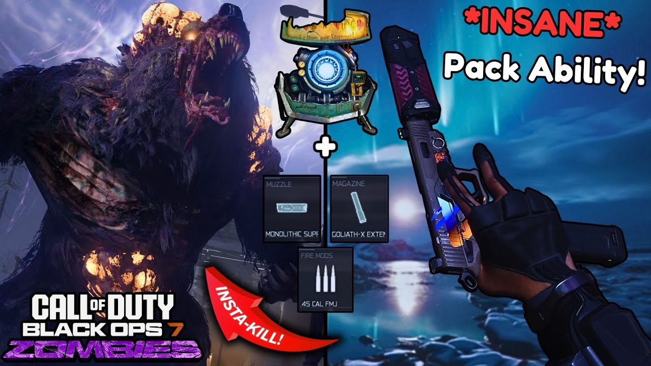 The *STARTING PISTOL* On BO7 Zombies is OVERPOWERED! (INSANE Pack-a ...