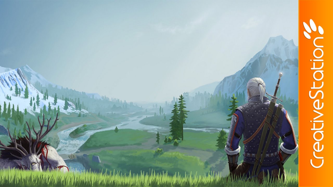 Witcher 3. Demons of the White Wolf - Speed Painting (#Photoshop ...