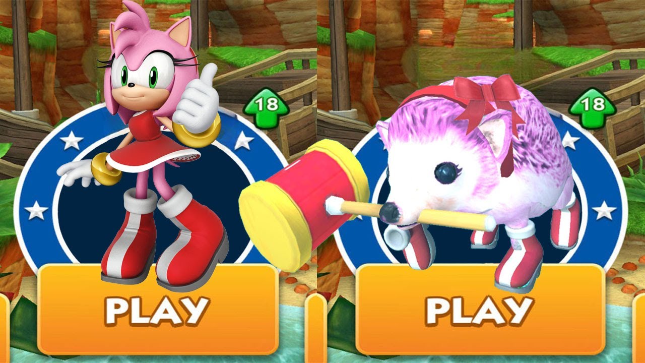 Sonic Dash - Amy Rose defeat All Bosses Zazz & Dr.Eggman vs Amy The ...