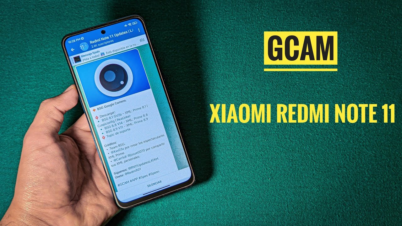 Cómo y de dónde descargar la mejor GCam para el Xiaomi Redmi Note 11 ...