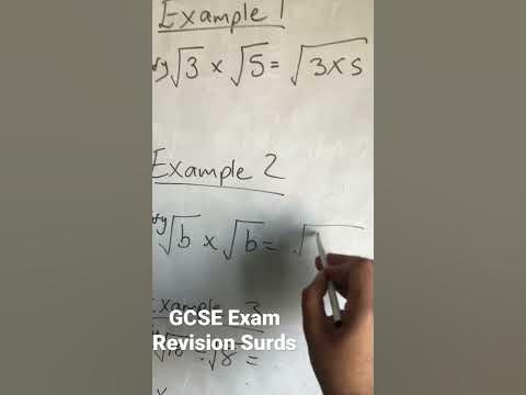 Multiplying and Dividing Surds GCSE 9-1 Maths Paper 1 Exam Revision ...