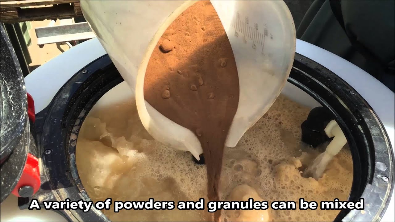 Scud Groundsman Chemical Mixer - YouTube