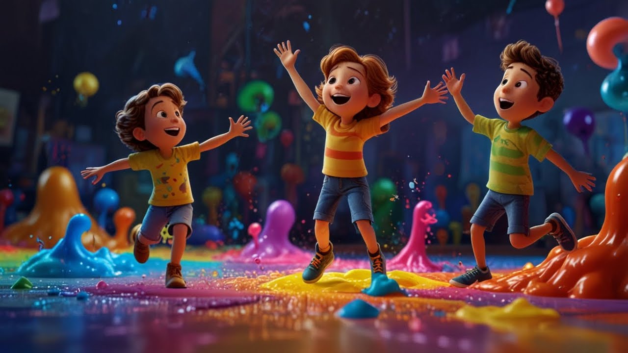 Slime PARTY | FUN ADVENTURE SONG for Children| Nursery Rhymes - YouTube