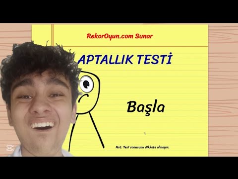 NE KADAR APTALSIN?? - Test