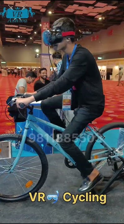 Take a look at VR Cycling in virtual reality 🚴🌎#gaming #exhibition # ...