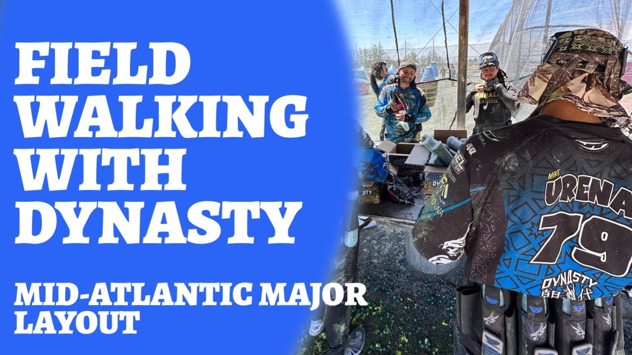 2023 NXL Paintball Mid-Atlantic Field Walk! w/ San Diego Dynasty - YouTube