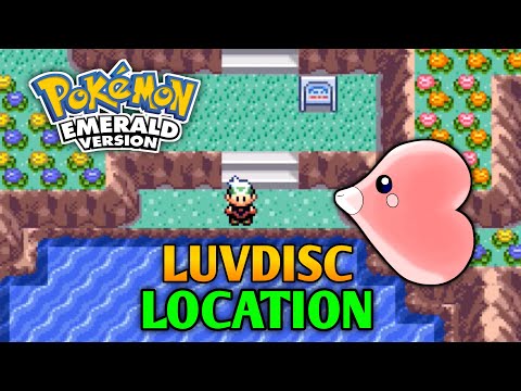How To Catch Luvdisc In Pokemon Emerald | Luvdisc Location