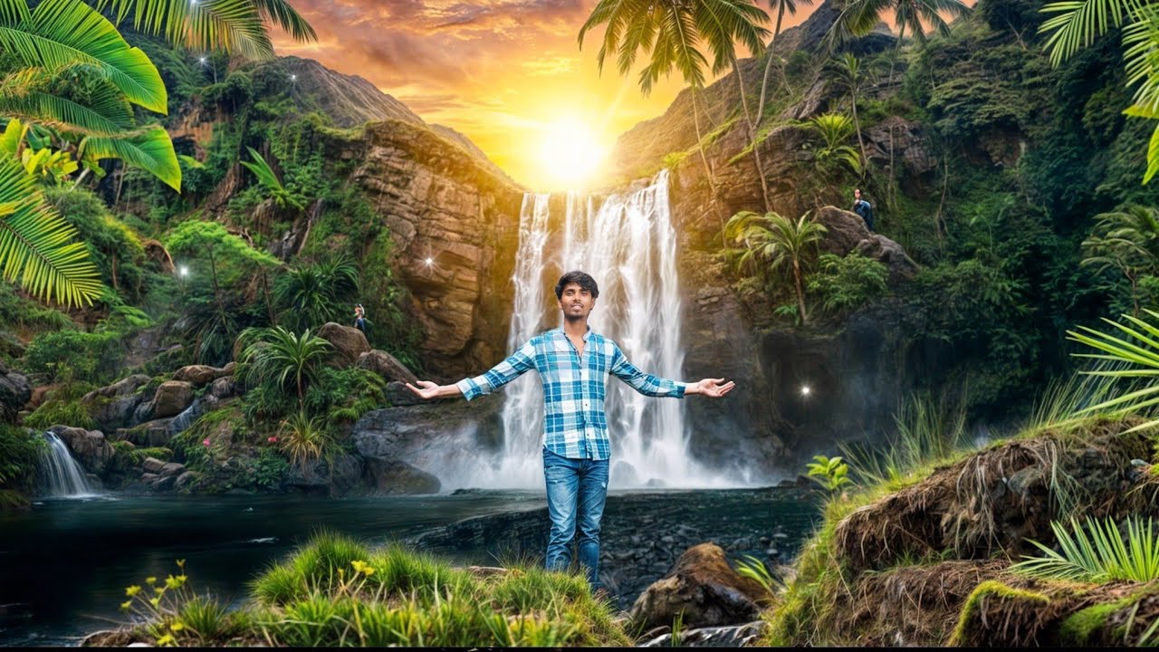 Panchdhara waterfall 😍 - YouTube