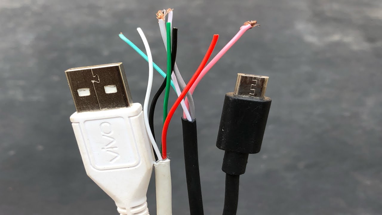 How To Repair Micro USB Charging Cable - YouTube