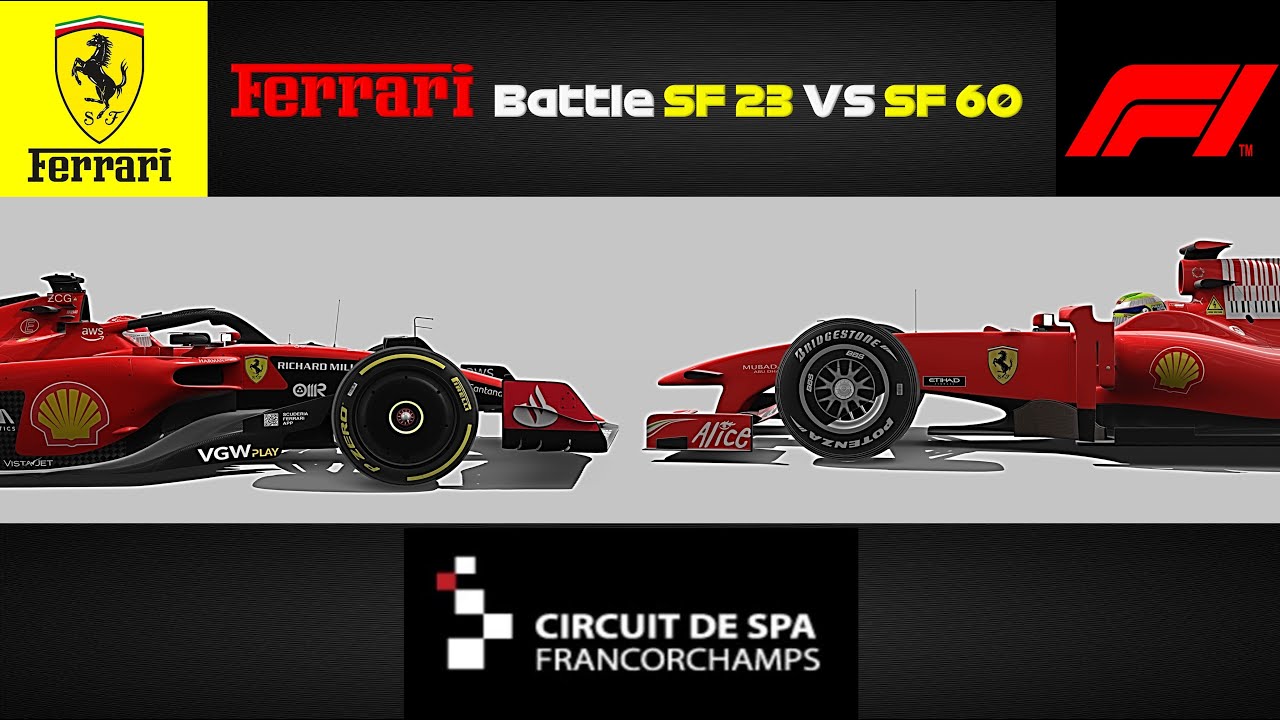 ASSETTO CORSA FERRARI BATTLE SF23 VS SF60 - YouTube