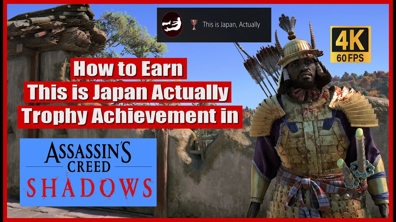 How to Earn This is Japan Actually Trophy Achievement in Assassin's ...