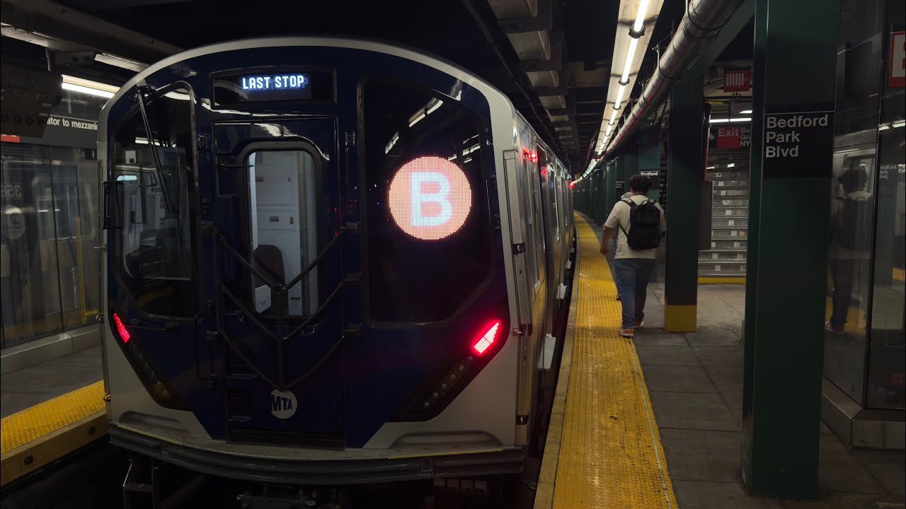 R211 B Train Action - YouTube