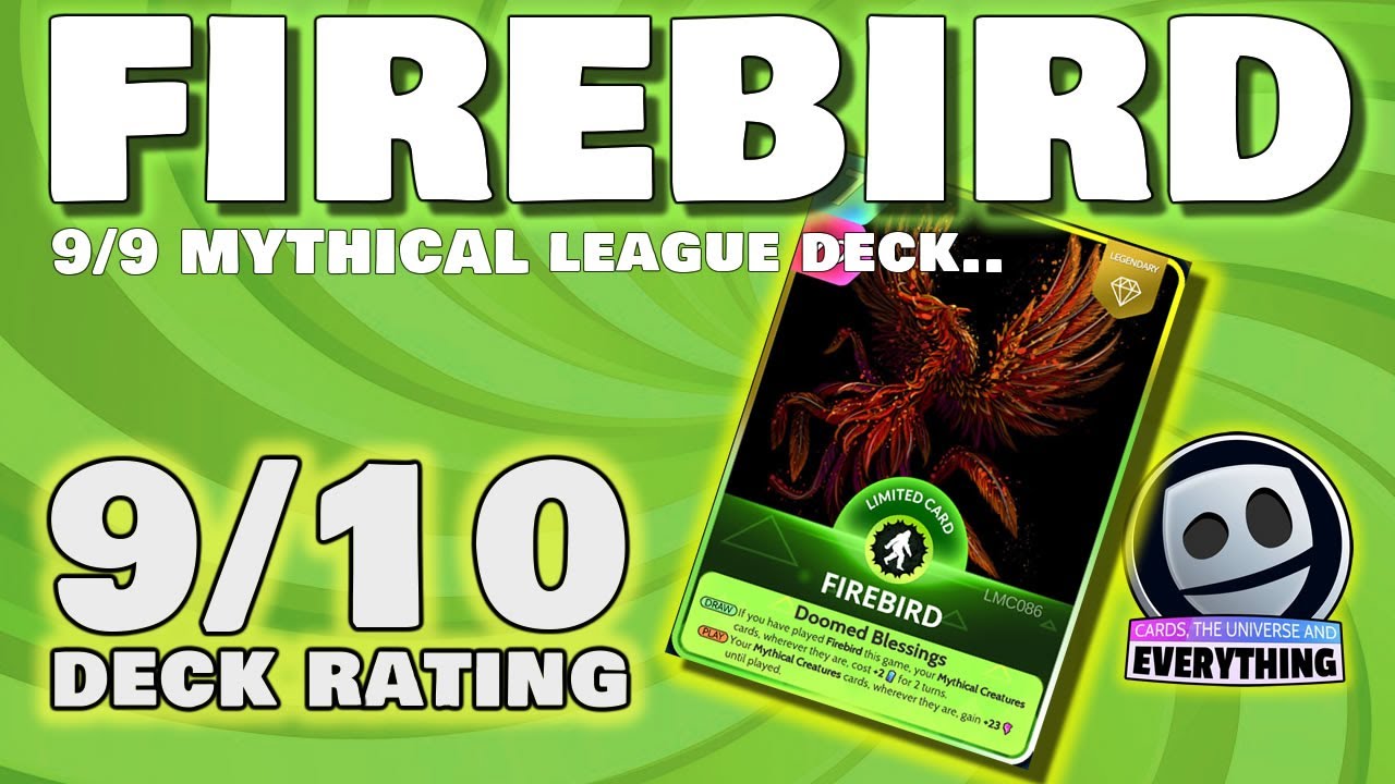 Firebird League Deck - Cards Universe & Everything - YouTube
