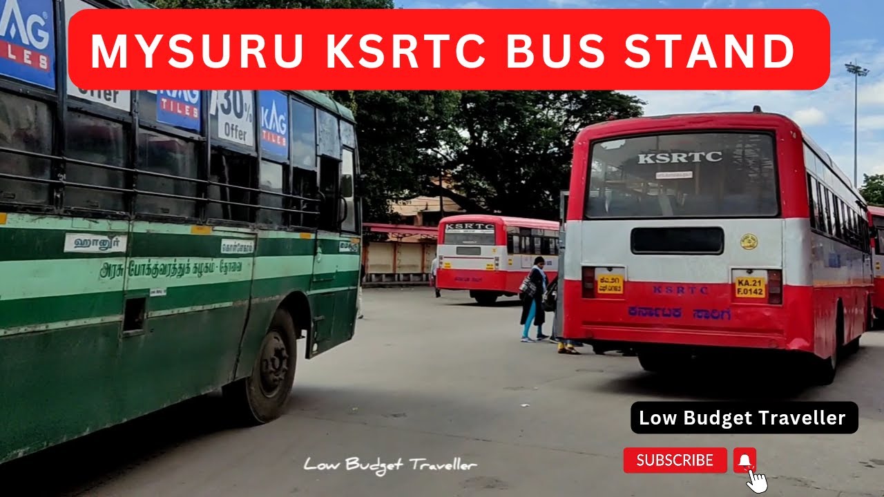 MYSORE KSRTC BUS STAND !! - YouTube