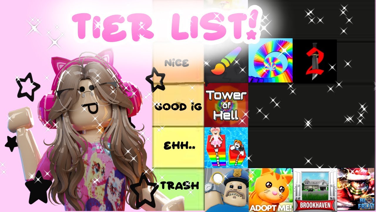 Ranking ROBLOX Games On A Tier List PinkadinkaGFX YouTube ranking-roblox-games-on-a-tier-list-pinkadinkagfx-youtube