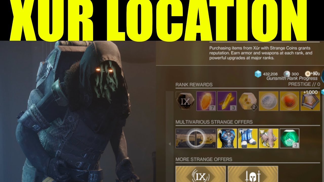 Destiny 2: Xur Location 6/7/24 &Inventory Rework Explained (Strange ...