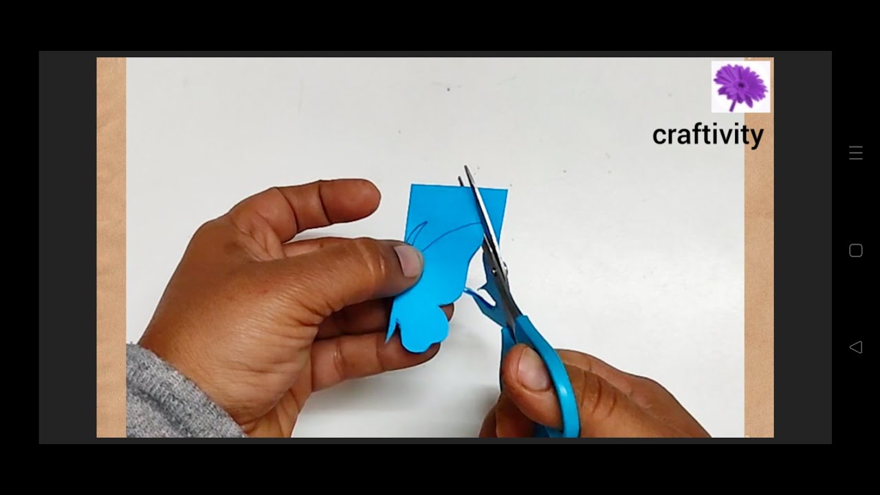 DIY Paper butter fly paper craft - YouTube
