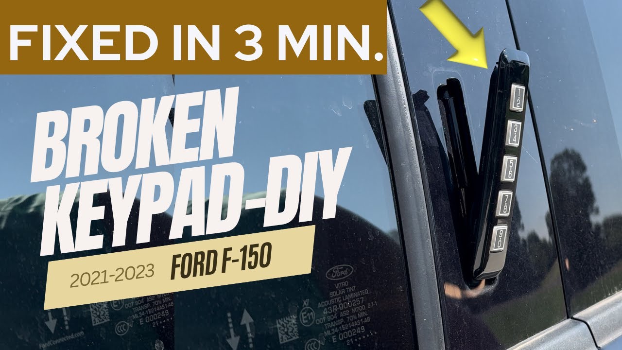 Fix Your Ford F-150 Door Keypad in 3 Minutes – Quick & Easy DIY! - YouTube
