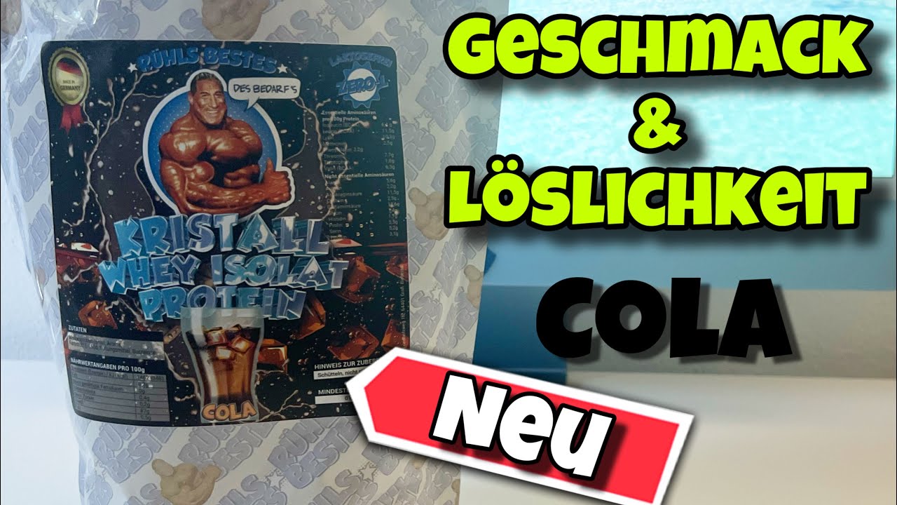 Kristall Whey Cola von Markus Rühl - YouTube
