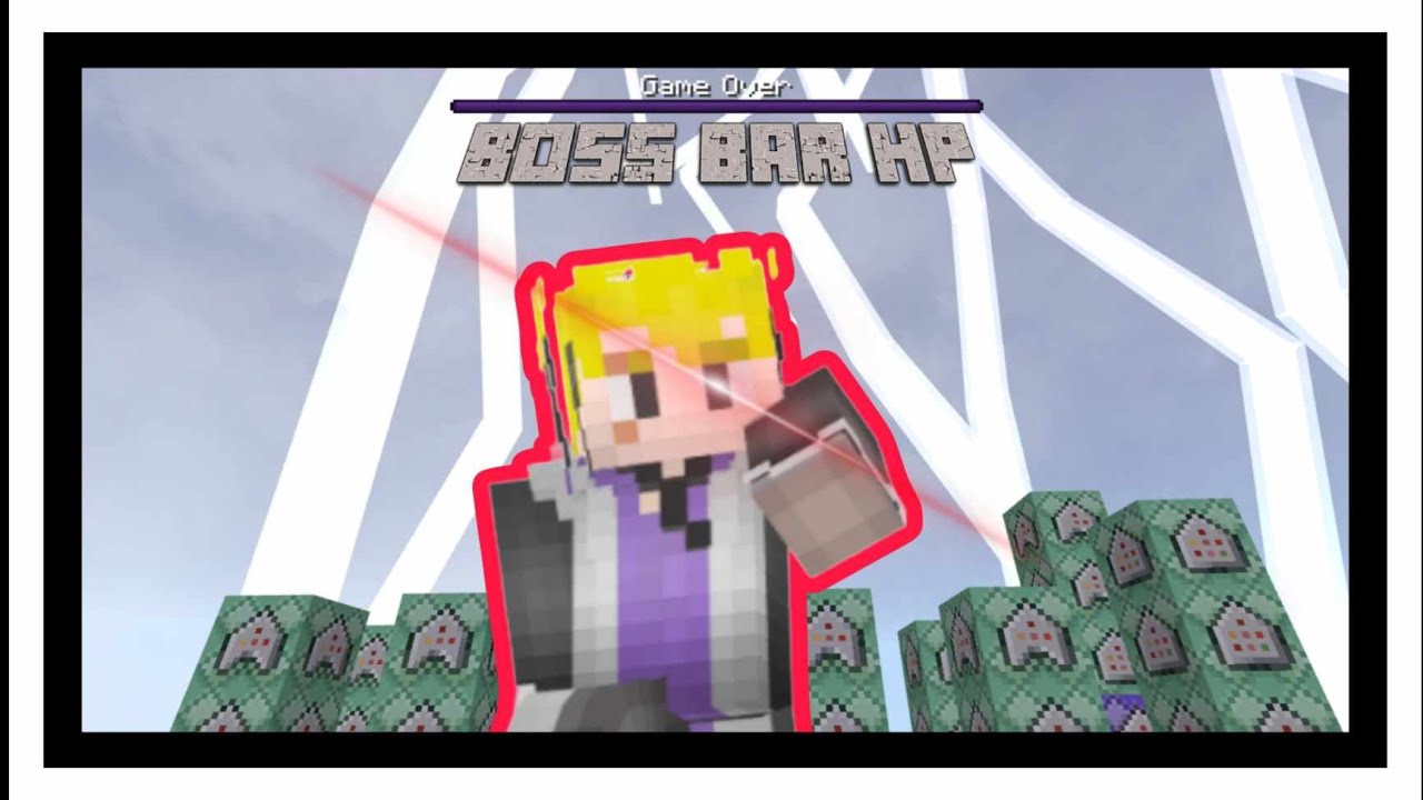 Boss Bar HP (Damage Scaling) | Minecraft Bedrock Command - YouTube