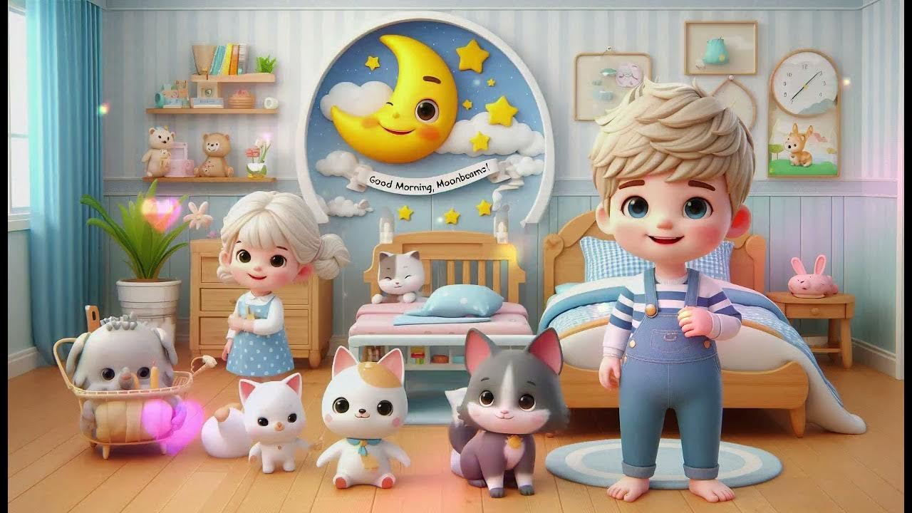Good Morning, Moonbeams | A Magical Nursery Rhyme for Kids | Cartoon Songs - YouTube