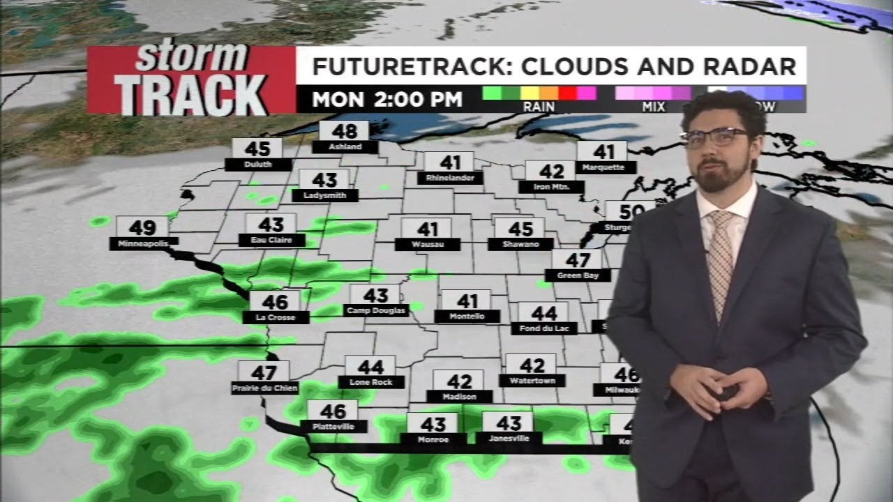 Monday Clouds and Chance of Rain in the PM - YouTube
