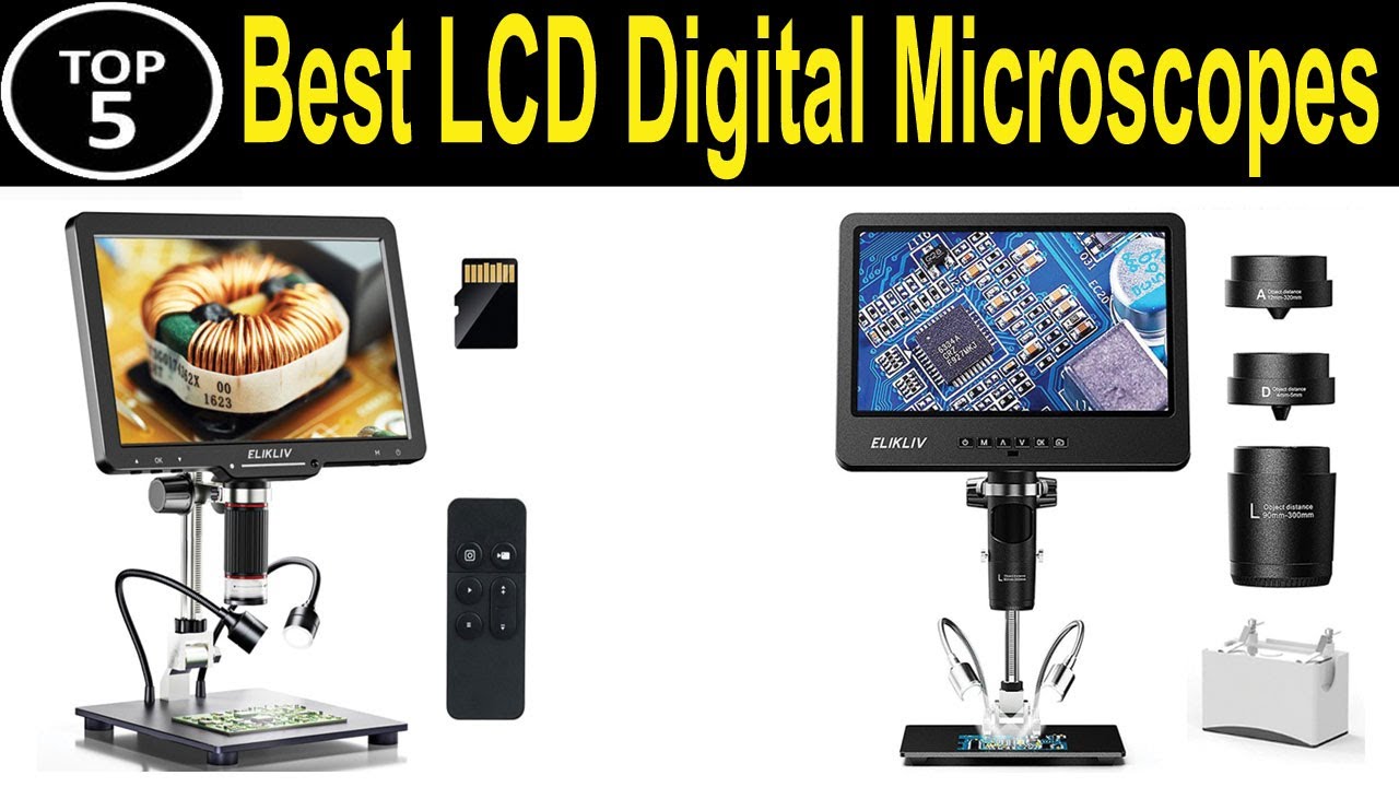 TOP 5 BEST LCD Digital Microscopes Review 2024 - YouTube