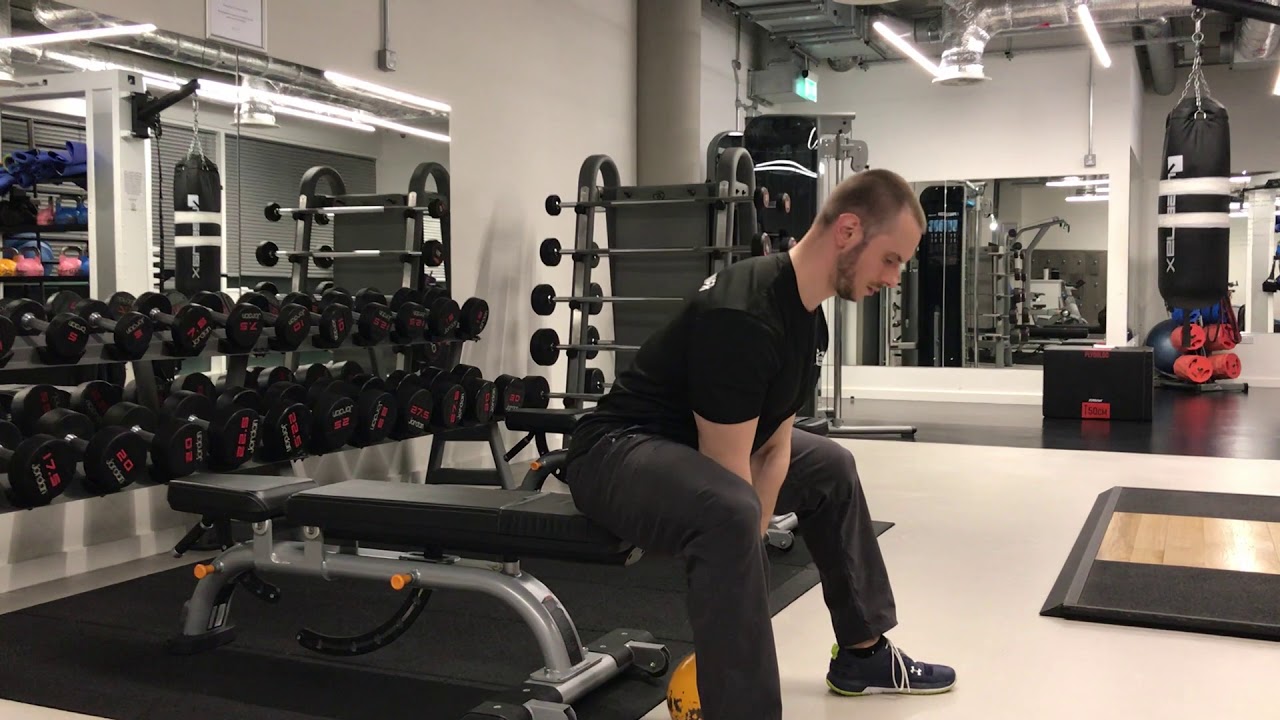 Seated Kettlebell Deadlift - YouTube