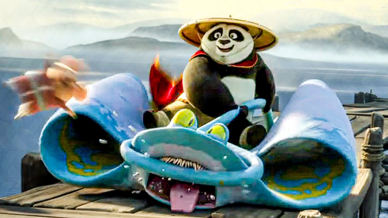 KUNG FU PANDA 4 Movie Clip - "Po vs. Manta Ray Fight" (2024) - YouTube