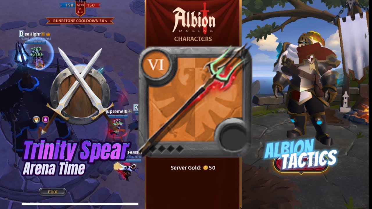 Trinity Spear Control in Arena | Causal Play | Albion Online - YouTube
