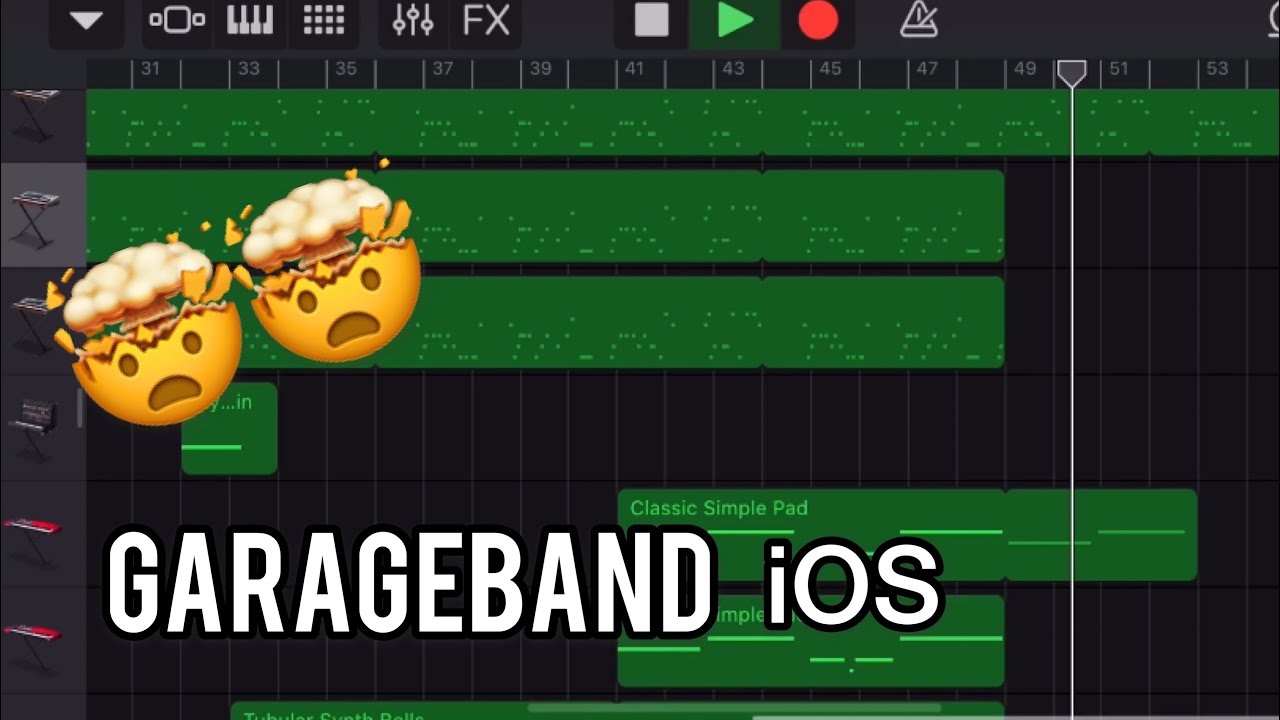 MY FIRST SONG ON GARAGEBAND iOS! - YouTube