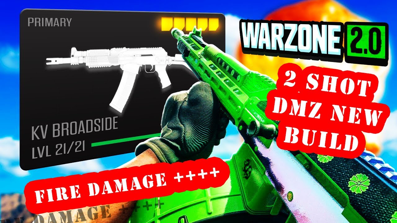 New KV Broadside 2 Shot Bots (Tier 3) Build for DMZ Warzone 2 - YouTube