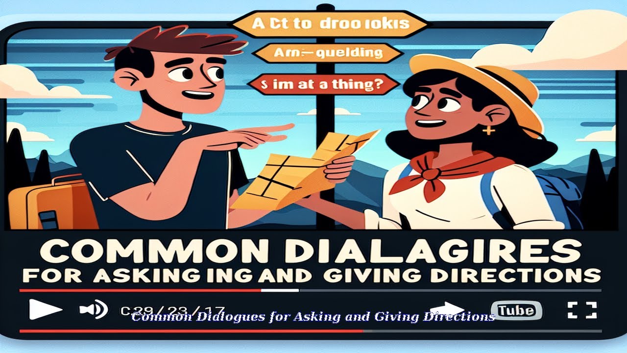 Common Dialogues for Asking and Giving Directions - YouTube