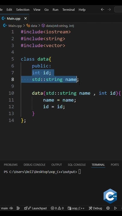 Mengatasi konflik penamaan menggunakan this keyword #c #oop #coding#cpplus - YouTube
