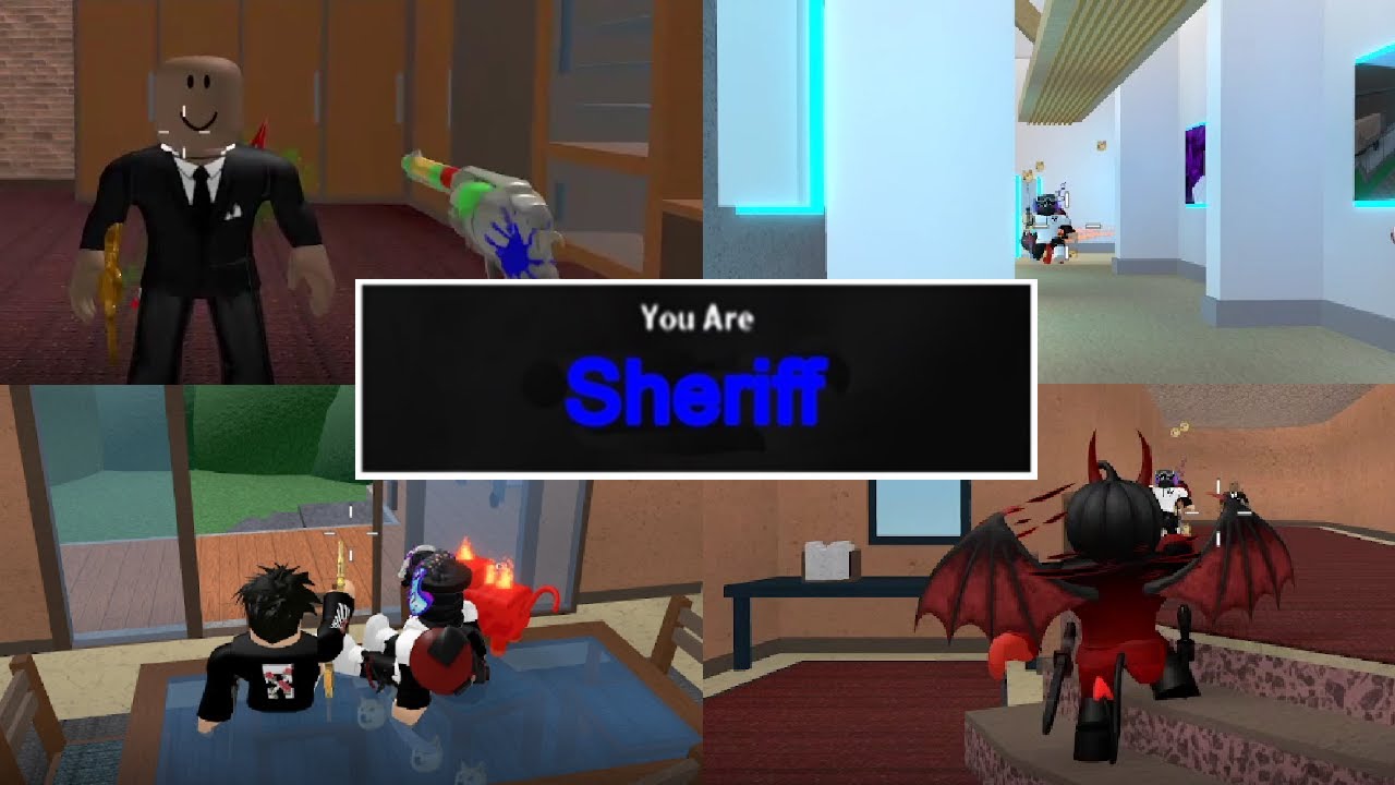 5 Types of Sheriffs | (Roblox MM2) - YouTube