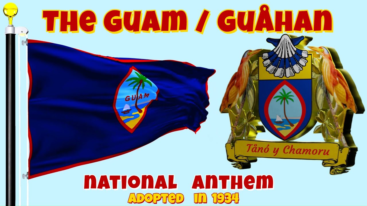 The Guam / Guåhan (Territory annexed by USA)- national anthem from1934 ...