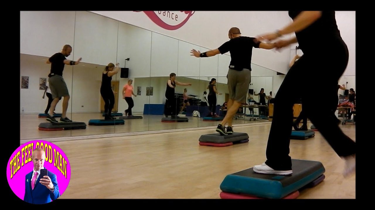 Step Aerobics Routine London 2015 - YouTube